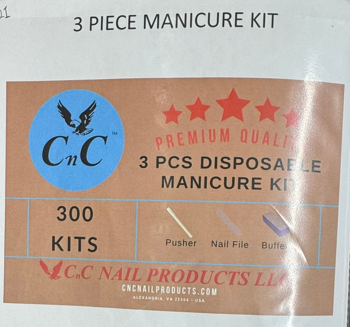 CnC Premium Disposable Manicure 300/Kits – US Maxim